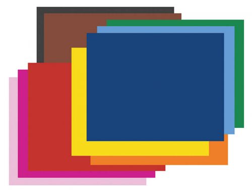 Oak Tag Box of 100 Sheets Assorted Colors – King Stationary Inc
